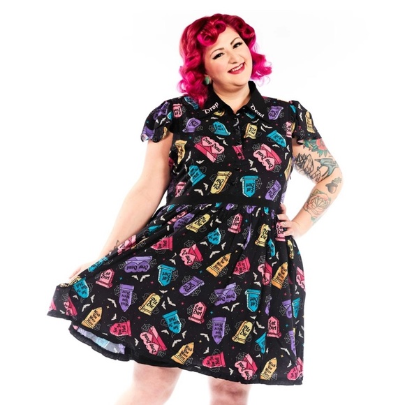 Sourpuss | Dresses | Sourpuss Drop Dead Dress | Poshmark